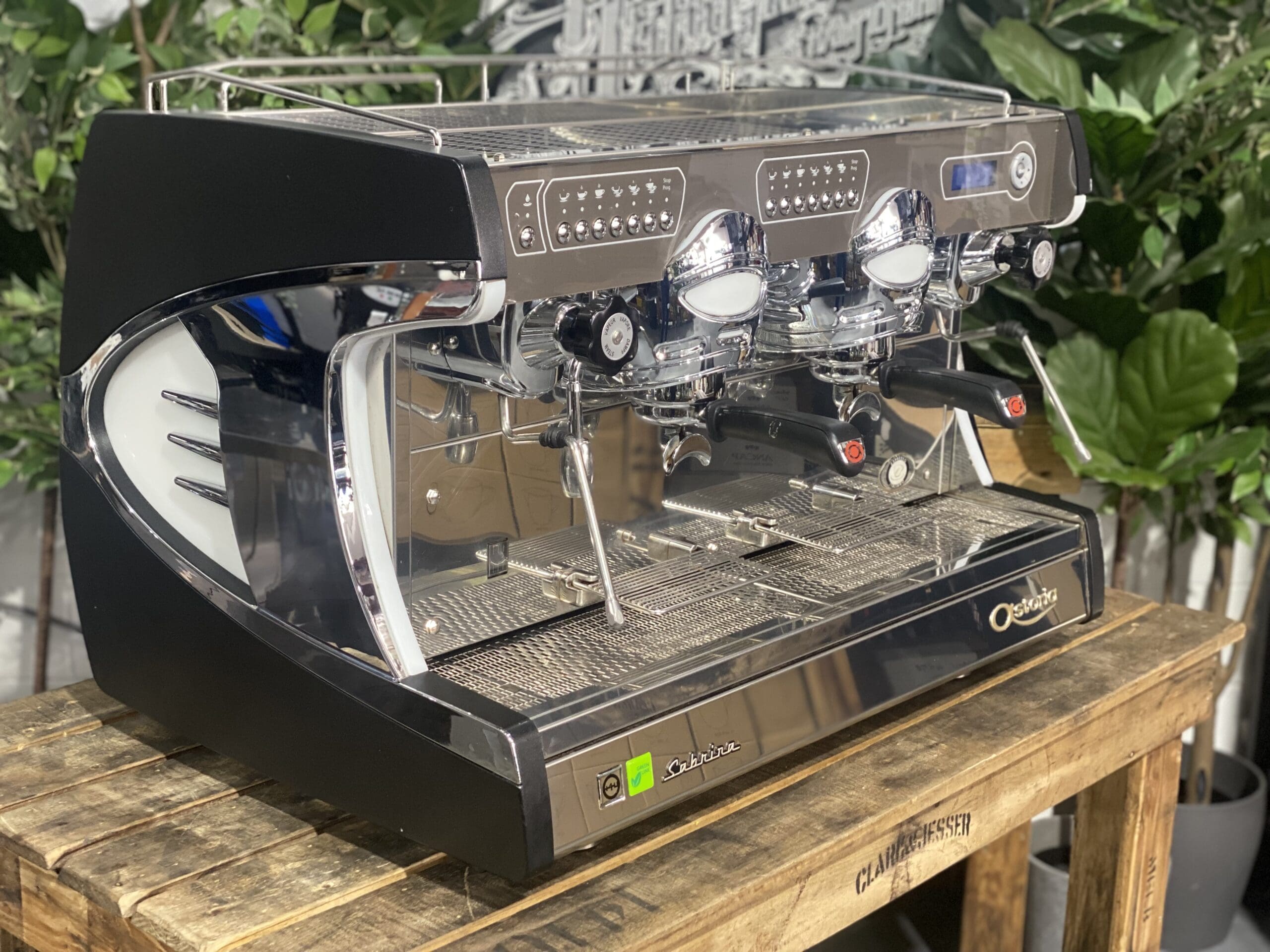Astoria Sabrina 2 Group Black Espresso Coffee Machine - 15909