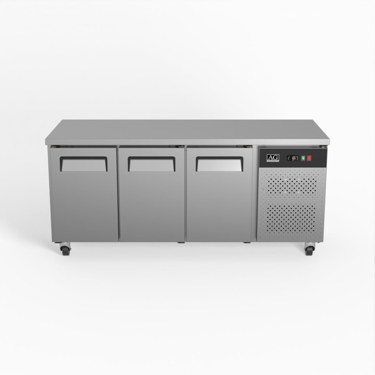 AG Three Door Commercial Worktop / Under Bench Freezer 700mm Depth GNX