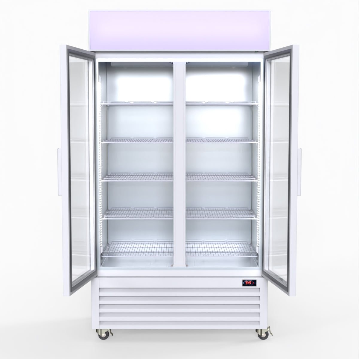 Thermaster 1000L Colourbond Upright Beverage Fridge 2 Doors White LG-1