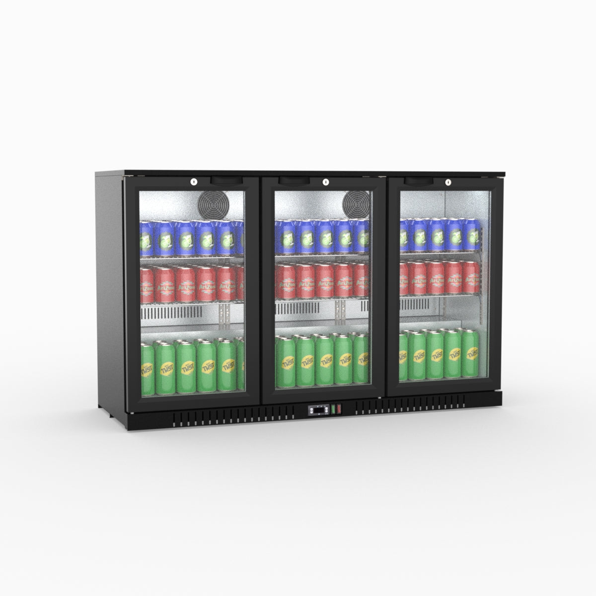 3 Door Bar Fridges - Restaurant Equipment Online (REO)