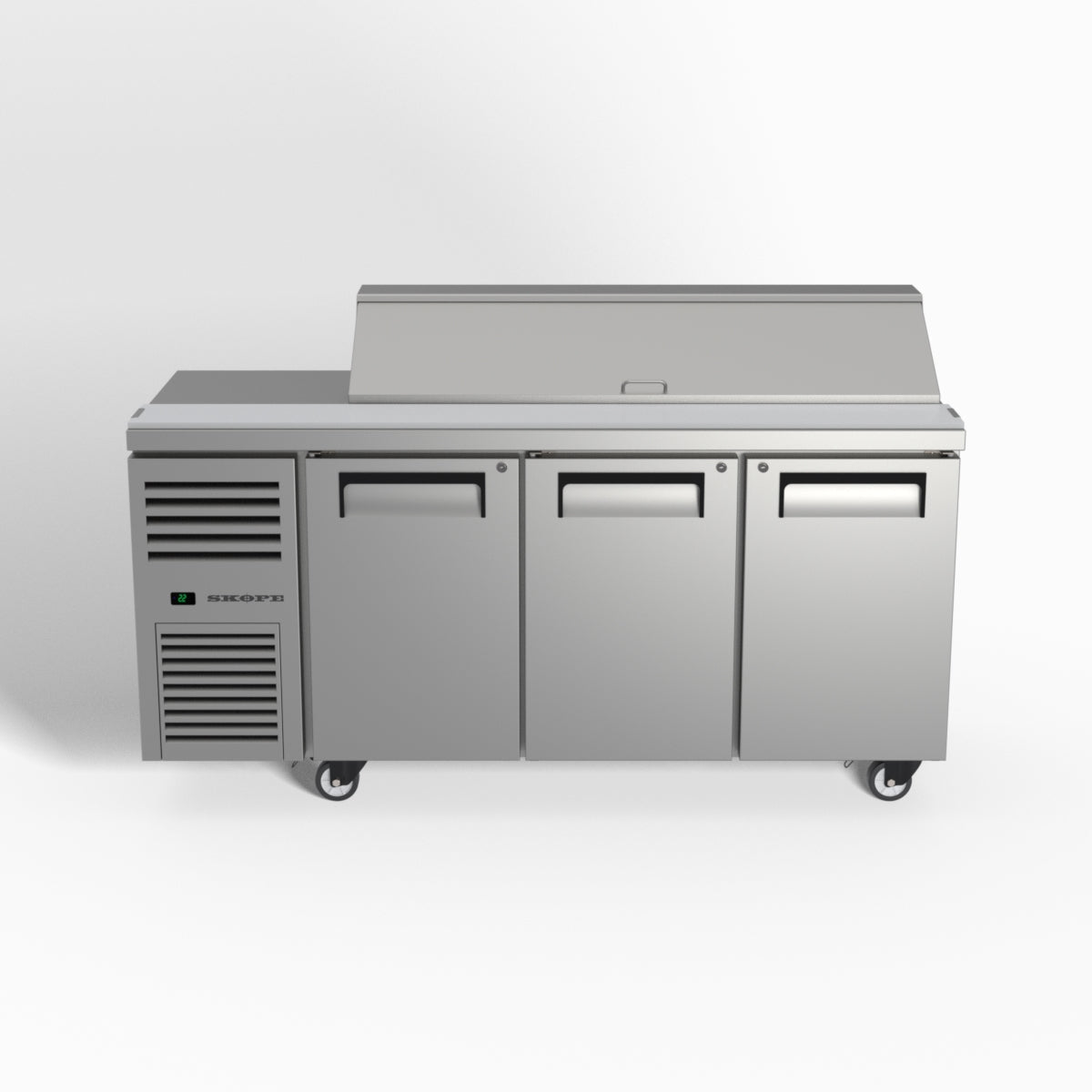 Skope ReFlex 3 Solid Door GN Compatible Salad Preparation Fridge 357L