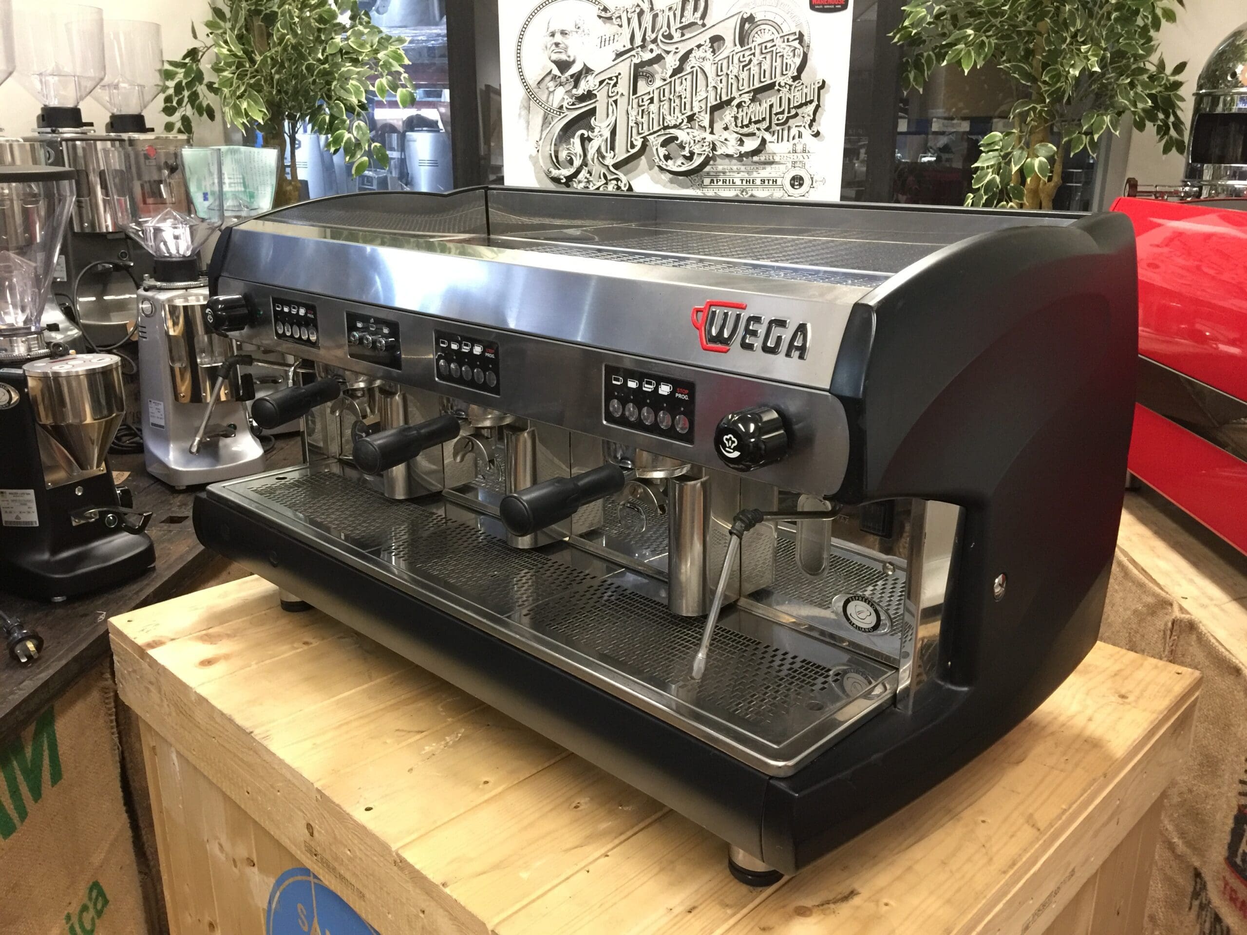 Wega Polaris 3 Group High Cup Matte Black - 17520