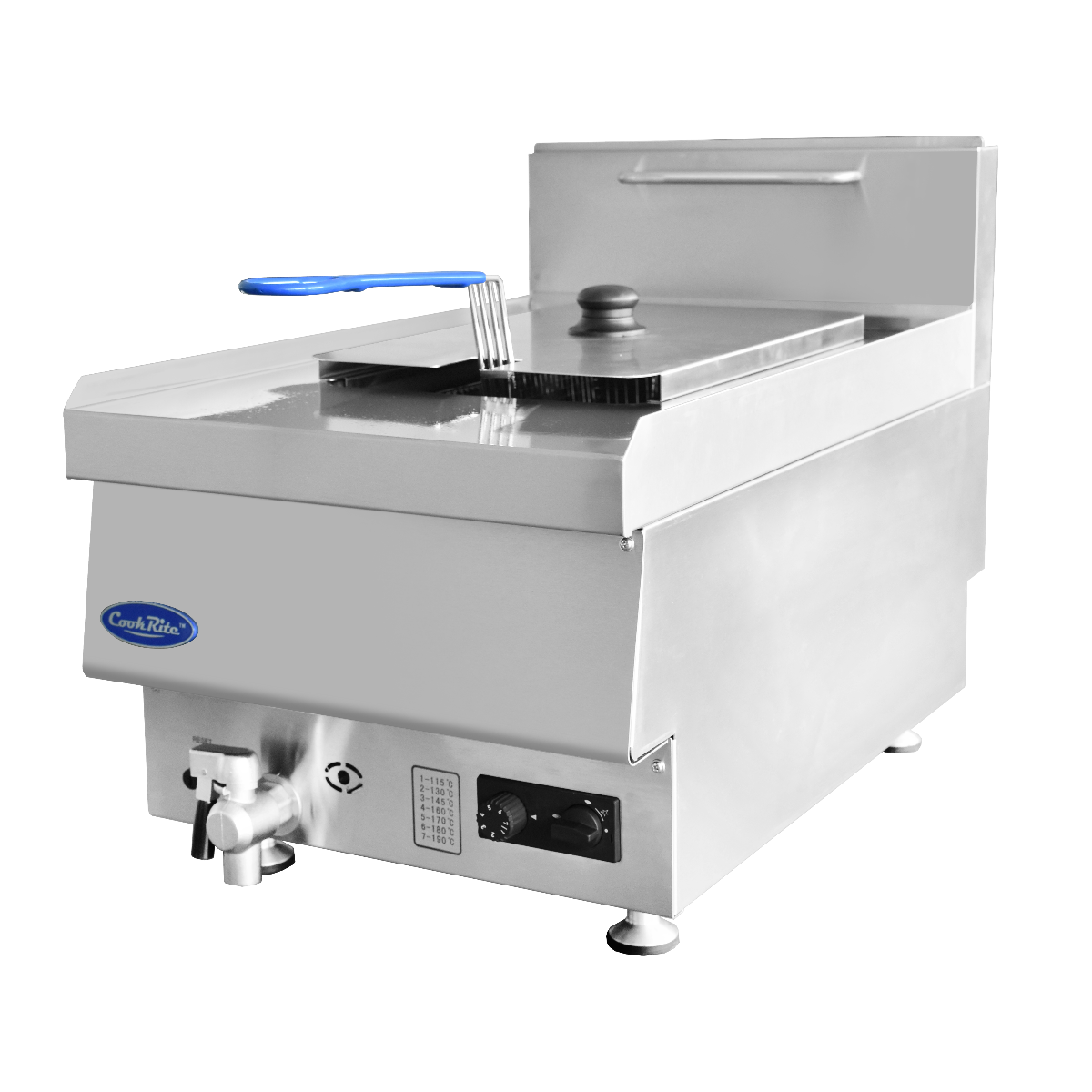 Cookrite AT65G4F-C 1 Tube Gas Deep Fryer - Natural Gas/LPG