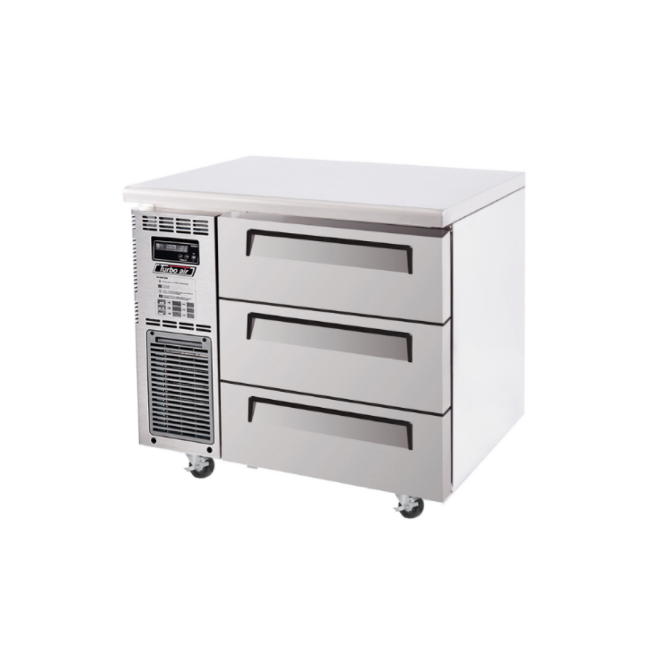Turbo Air Undercounter 3 Drawer Fridge KUR9-3D-3-N
