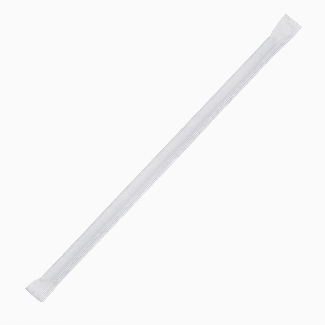 Fiesta Compostable Individually Wrapped Paper Straws Black (Pack of 25