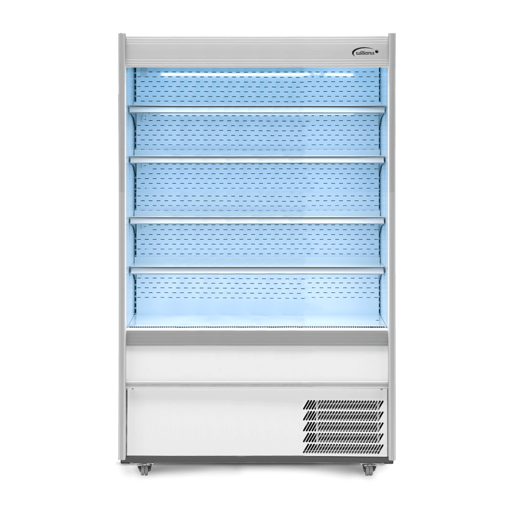 Williams M Series Nightblind Multideck Open Display Fridge White - 125