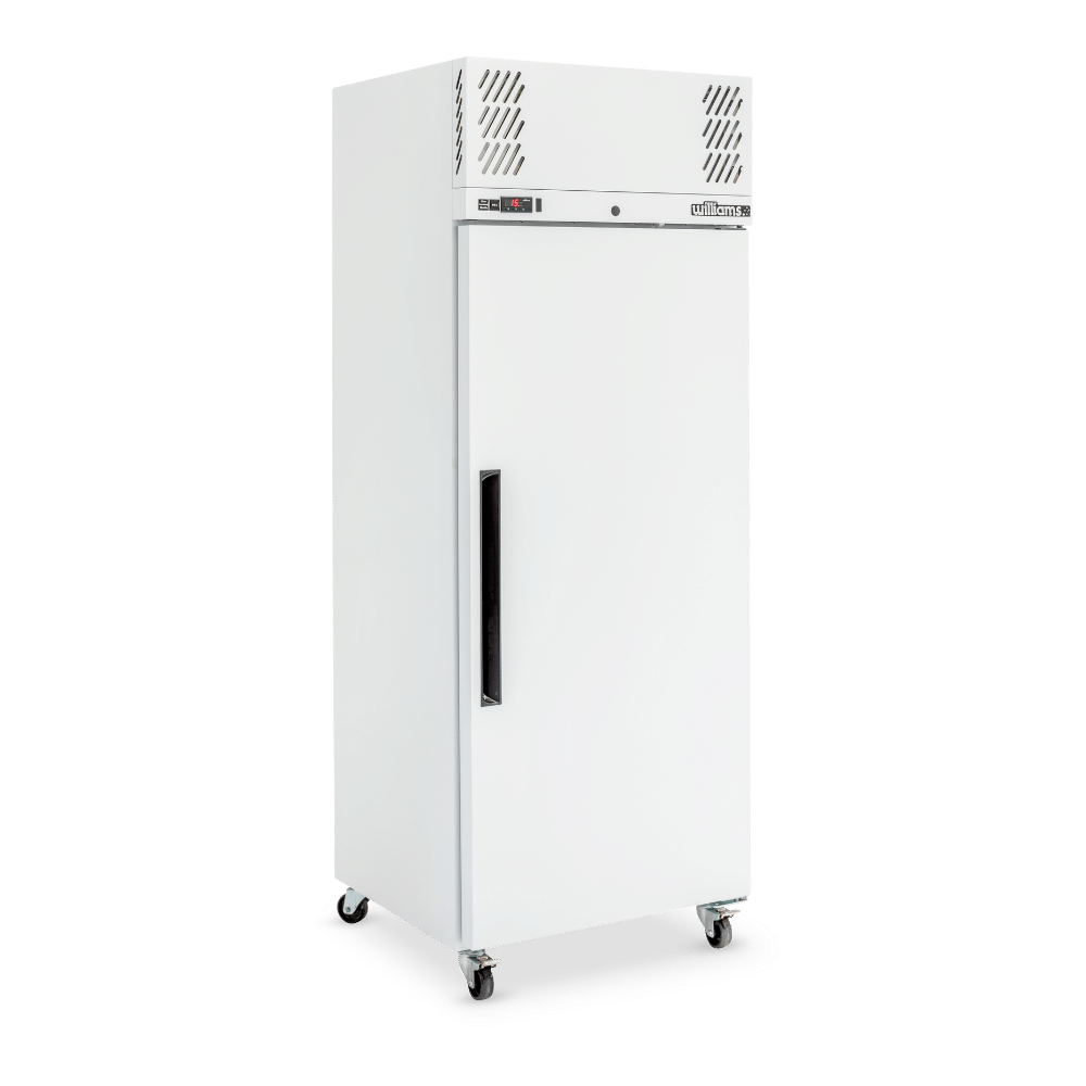 Williams Pearl - One Door White Colorbond Upright Storage Refrigerator