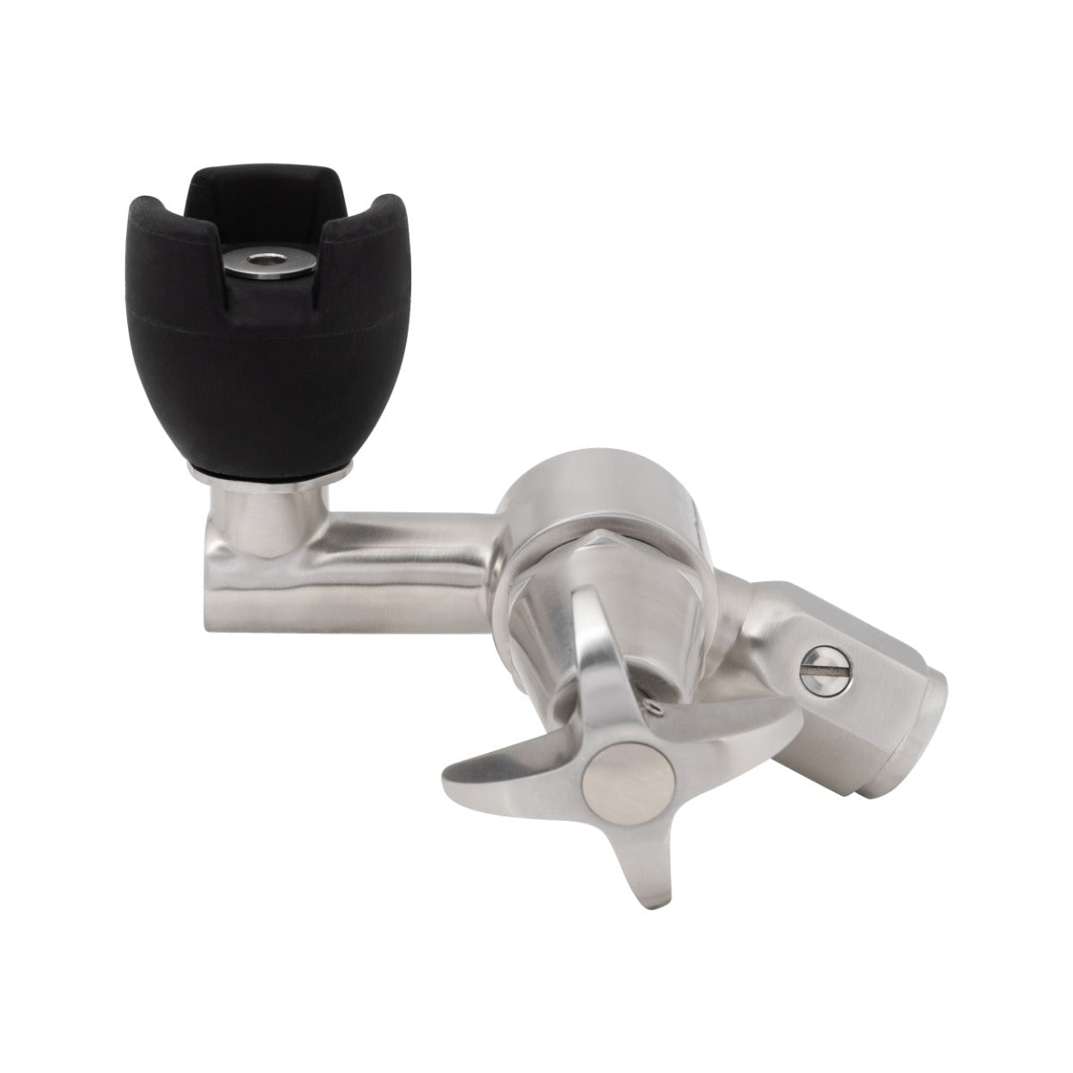 Cam Action 45 Degree Bubbler With Silicone Mouthguard - T-3MSS-BUBS45C