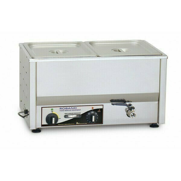 Roband Counter Top Bain Marie 2 x 1/2 size 100mm pans - BM2A