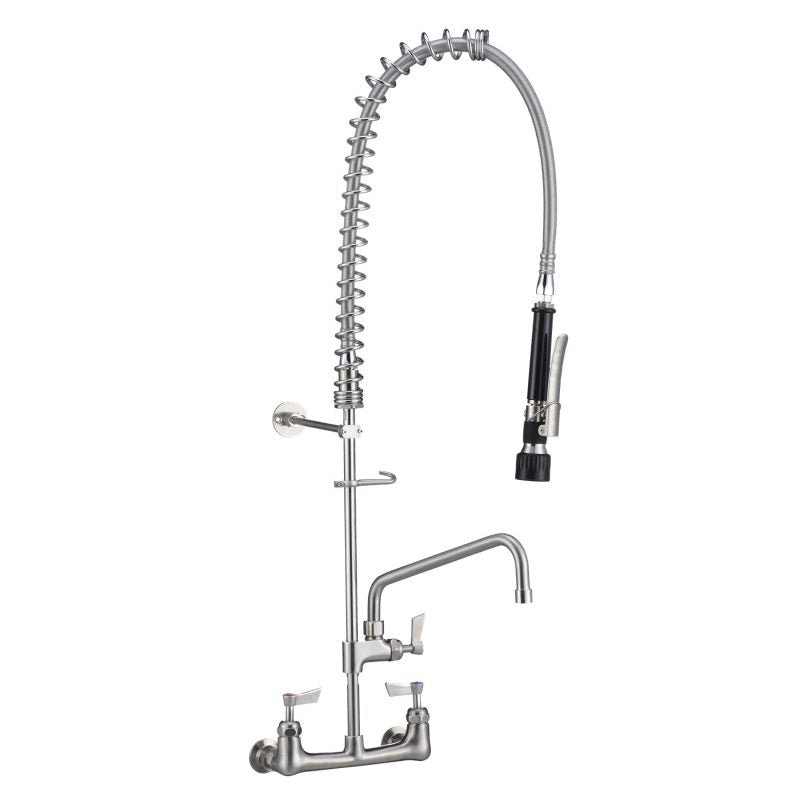 Exposed Wall Mount Pre-Rinse Unit with Pot Filler - 12” pot filler - T