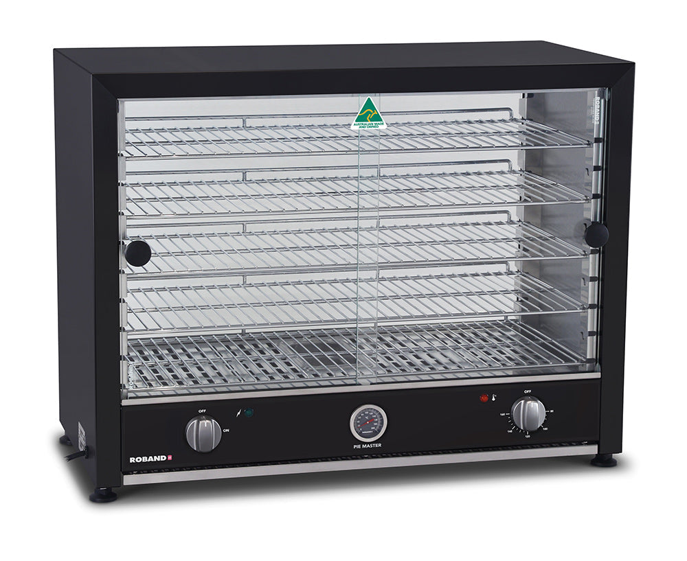 Roband Black Pie Master Pie & Food Warmer - 100 Pies - PMB100L