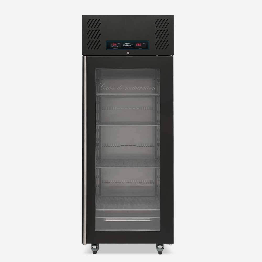 Williams Meat Aging Refrigerator - Single glass door top mounted uprig